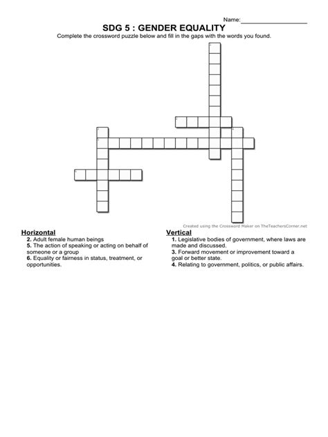 Sdg 5 Gender Equality Pdf