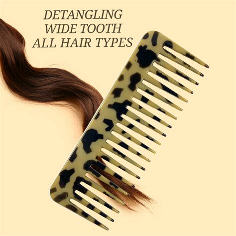 Detangling Wide Tooth Comb Large Detangling Natural Hair Comb For All
