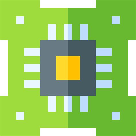 Chip Basic Straight Flat Icon