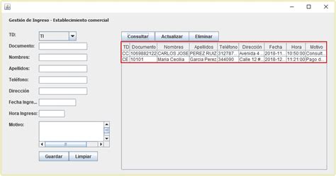Crud En Java Consultar Registros En Mysql Tutorial 5