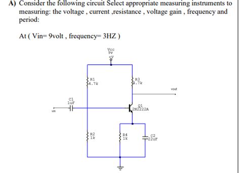 Solved Consider The Following Circuit Select Appropriate Chegg