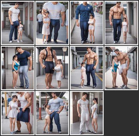 AI Generated Size Difference Couple