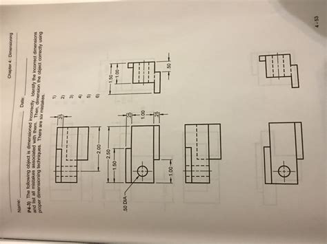 Solved Chapter 4 Dimensioning Dimensioning Problems Name