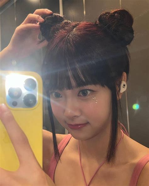 [르세라핌] 홍은채 만두머리  Mlbpark