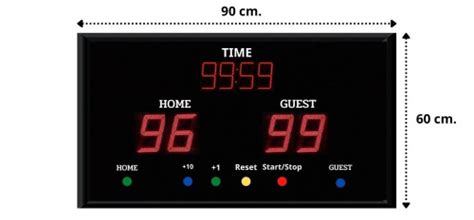 สกอร์บอร์ด สนามฟุตบอล สนามฟุตซอล