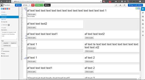 Javascript Angularjs Ng Repeat Columns Responsive Stack Overflow