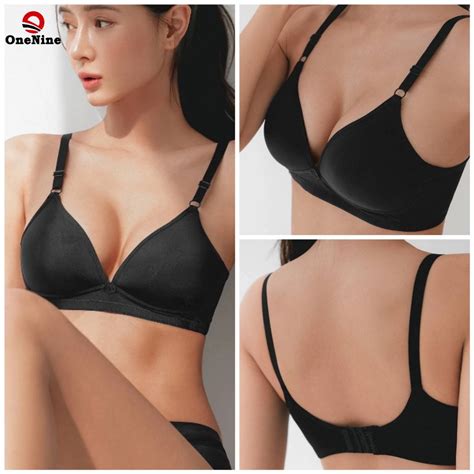 New 34 42ab Plus Size Plain Non Wire Comfortable Breathable Bra Woman