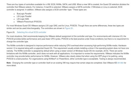 Vm Disk Controllers Dell Powerstore Vmware Vsphere Best Practices Dell Technologies Info Hub