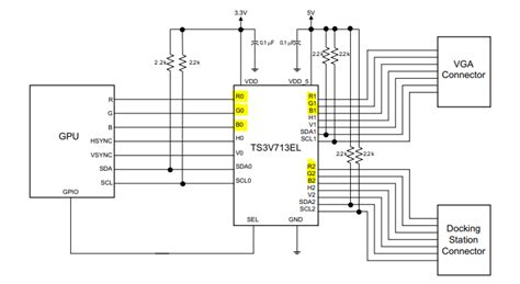 Ts3v713el Trace Length Limit Of Rgbs Input And Output Trace