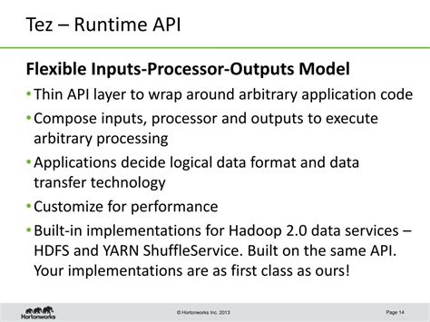 Ppt Apache Tez Accelerating Hadoop Data Processing Powerpoint