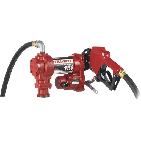 Fill Rite 12v Dc Fuel Transfer Pump Kit 15 Gpm 34in Automatic