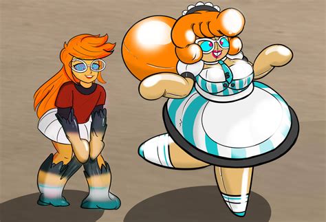 Inflatable Waitress Maid Tf Commission By Sirenia Tfs On Deviantart