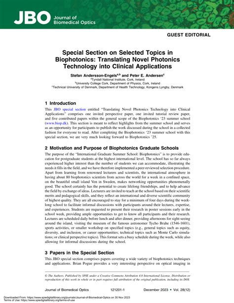 Pdf Special Section Guest Editorial Special Section On Selected