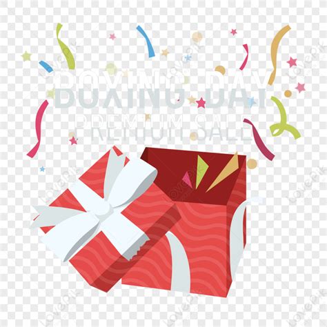 권투 하루 빨간색 열기 선물 상자입니다 빨간색 일러스트 색상 일러스트 부동 일러스트 Png 일러스트 무료 다운로드 Lovepik