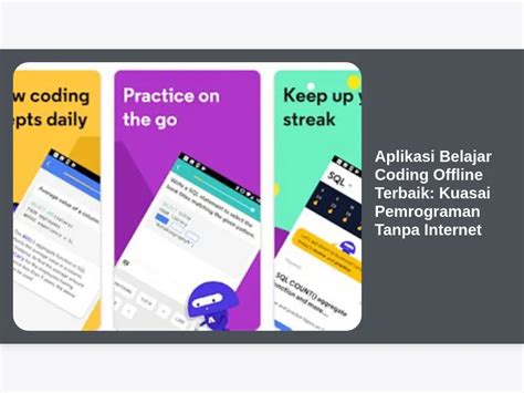 Aplikasi Belajar Coding Offline Terbaik Kuasai Pemrograman Tanpa