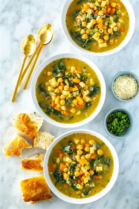 Hearty Chickpea Soup Stovetop Or Crockpot The Girl On Bloor Recipe Chickpea Soup Easy