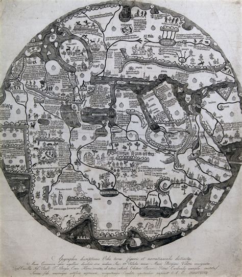 Borgia World Map By Unknown Artist Buy Fine Art Print