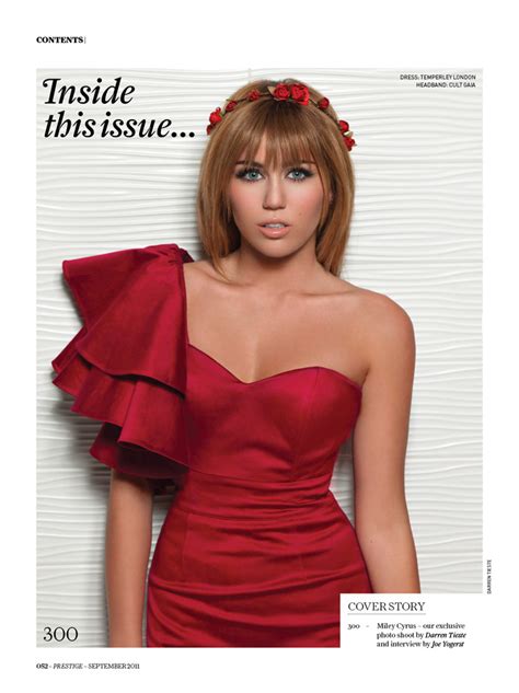 Miley Cyrus Prestige Magazine Photoshoot Miley Cyrus Photo 25114829