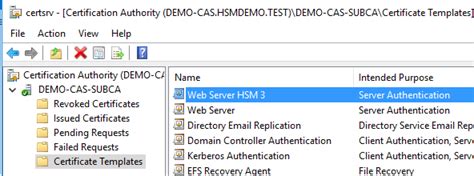 Deploying Certificate Templates For Ad Cs Securosys Docs