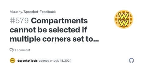 Compartments Cannot Be Selected If Multiple Corners Set To Horizontal Extrusion · Issue 579