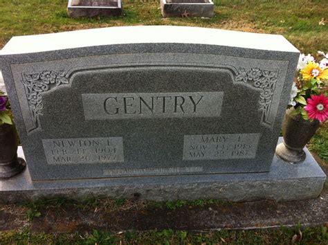 Newton Eli Gentry 1904 1977 Find A Grave äreminne