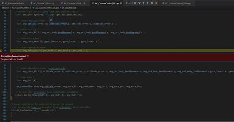 An Issue In The Build Sitl Of The Custom Controller Arducopter