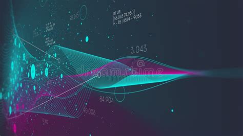 Visualization Digital Flow Of Information Processing And Structuring Big Data For Analysis And
