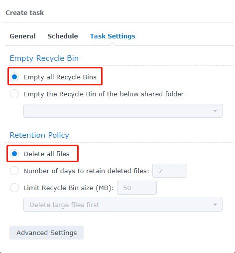Recycle Bin Emptying Not Working In Synology 3 Methods