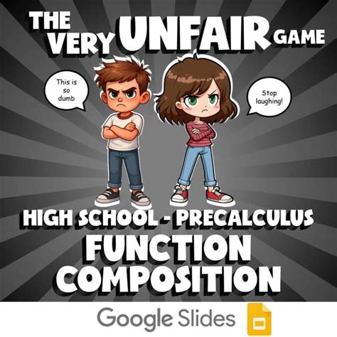 Function Composition Very Unfair Game No Prep Precalculus Math Review
