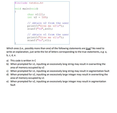 Solved Include Void Main Void Char V Int V Chegg