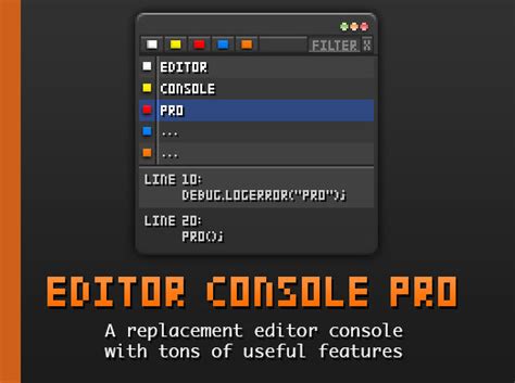 【unity精品插件】editor Console Pro：unity控制台的卓越替代者 Csdn博客