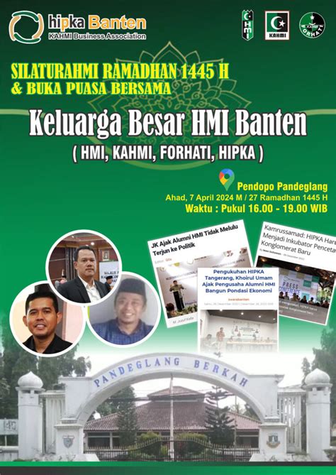 Hipka Banten Akan Gelar Silaturahmi Ramadhan Begini Tanggapan Alumni