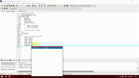 how to create and display a linked list in c programming youtube