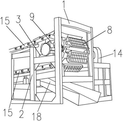 电石出炉、破碎一体机的制作方法2