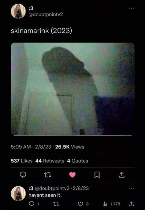Skinamarink 2023 Rdankmeme