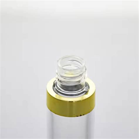 Plastic Lip Gloss Bottle With Bamboo Wood Lid 5ml 10ml 15ml 30ml Uzone Packaging