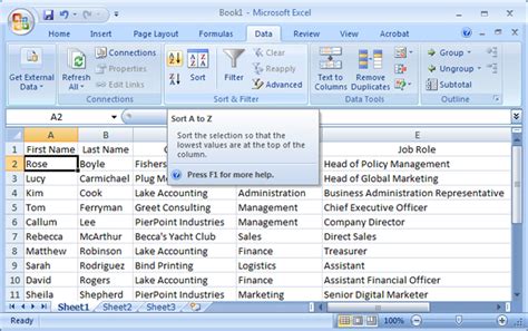 Working With Lists In Excel Step By Step With Pictures