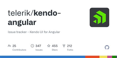 GitHub Telerik Kendo Angular Issue Tracker Kendo UI For Angular