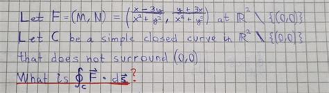 Calculus Question If Curl F 0 And Is Not Surrounded At 00 Does Calculus Question If Curl F 0 And Is Not Surrounded At 00 Does