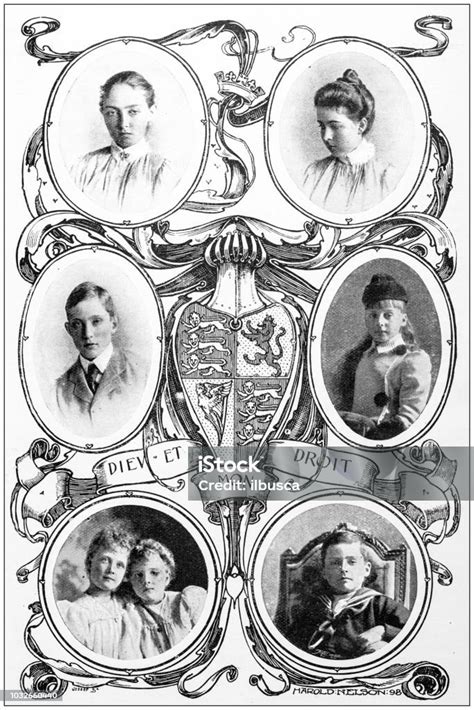 Foto Antik Keluarga Bangsawan Connaught Ilustrasi Stok Unduh Gambar Sekarang Fotografi