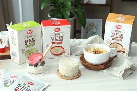 포스트 화이버 오트밀 아침식사로 간편하고 든든해요 네이버 블로그