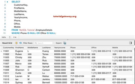 Mysql Is Null