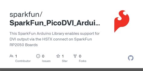 Github Sparkfunsparkfunpicodviarduinolibrary This Sparkfun