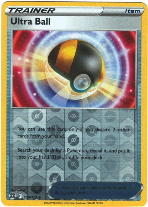 Ultra Ball 150172 Swsh09 Brilliant Stars Reverse Holo For Sale Online