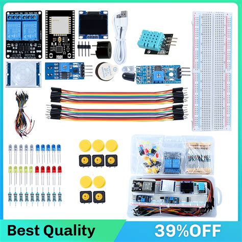 Super Starter Kit For Esp32 Esp 32s Wifi I Ot Development Board Hc Sr501 Pir Sensor