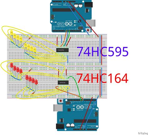 Shift Registers Types 74hc595 And 74hc164 Jungletronics Medium