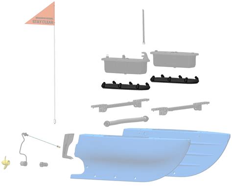BlueBoat Hatch Base And Latches