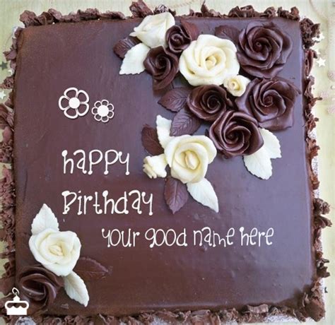 Butterflies Birthday Cake With Name