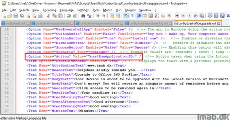 Windows 10 Toast Notification Script Update Run Configmgr Applications