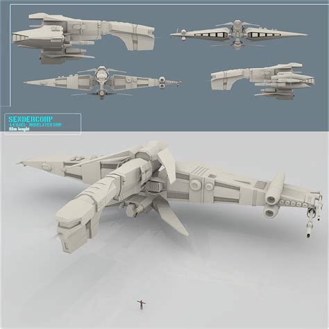 Pinarci Eve Online Original Commentary Concept Art Highres 3d Frigate Eve Online From